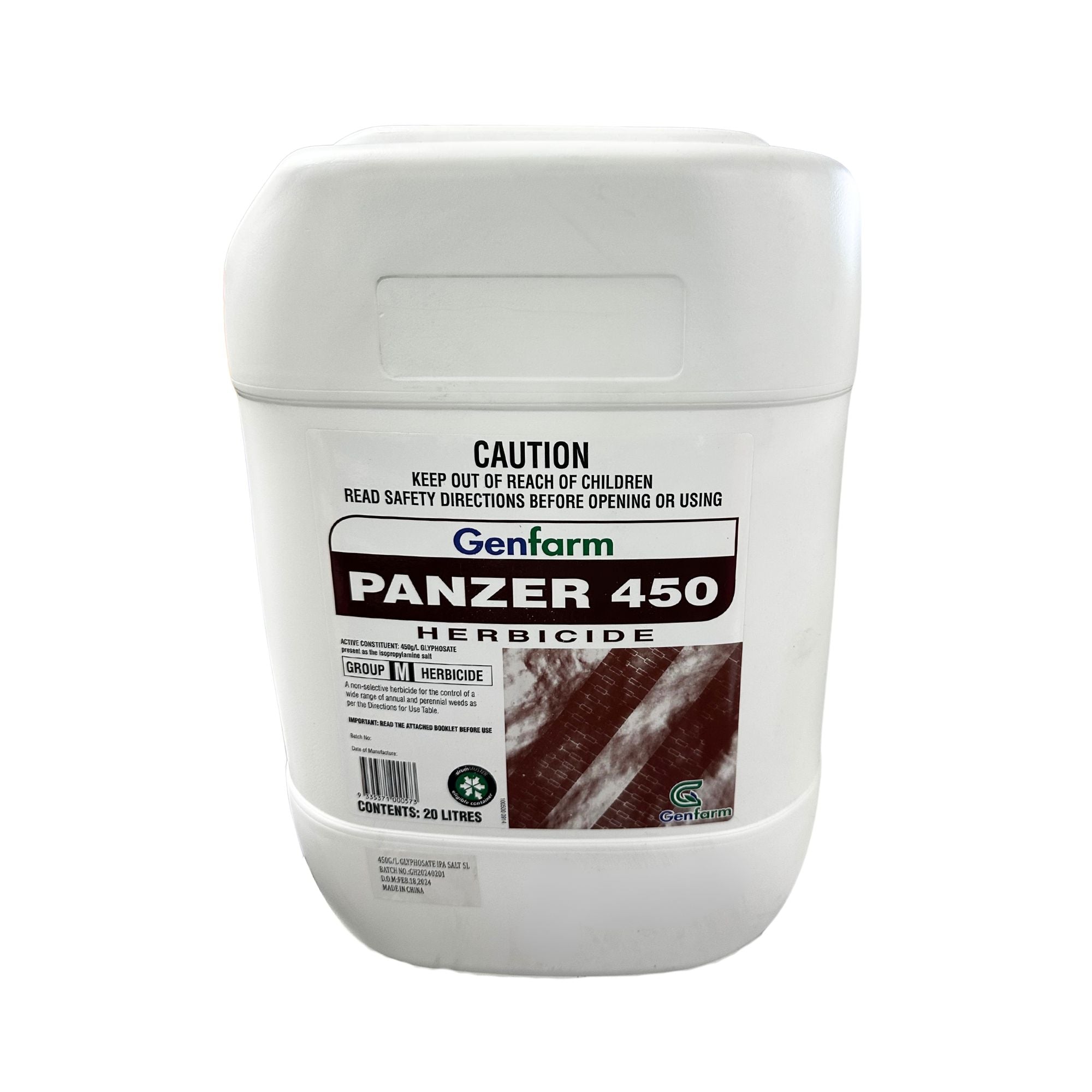 Glyphosate - Panzer 450 Herbicide - 20 Litres - Round Up – Northside ...
