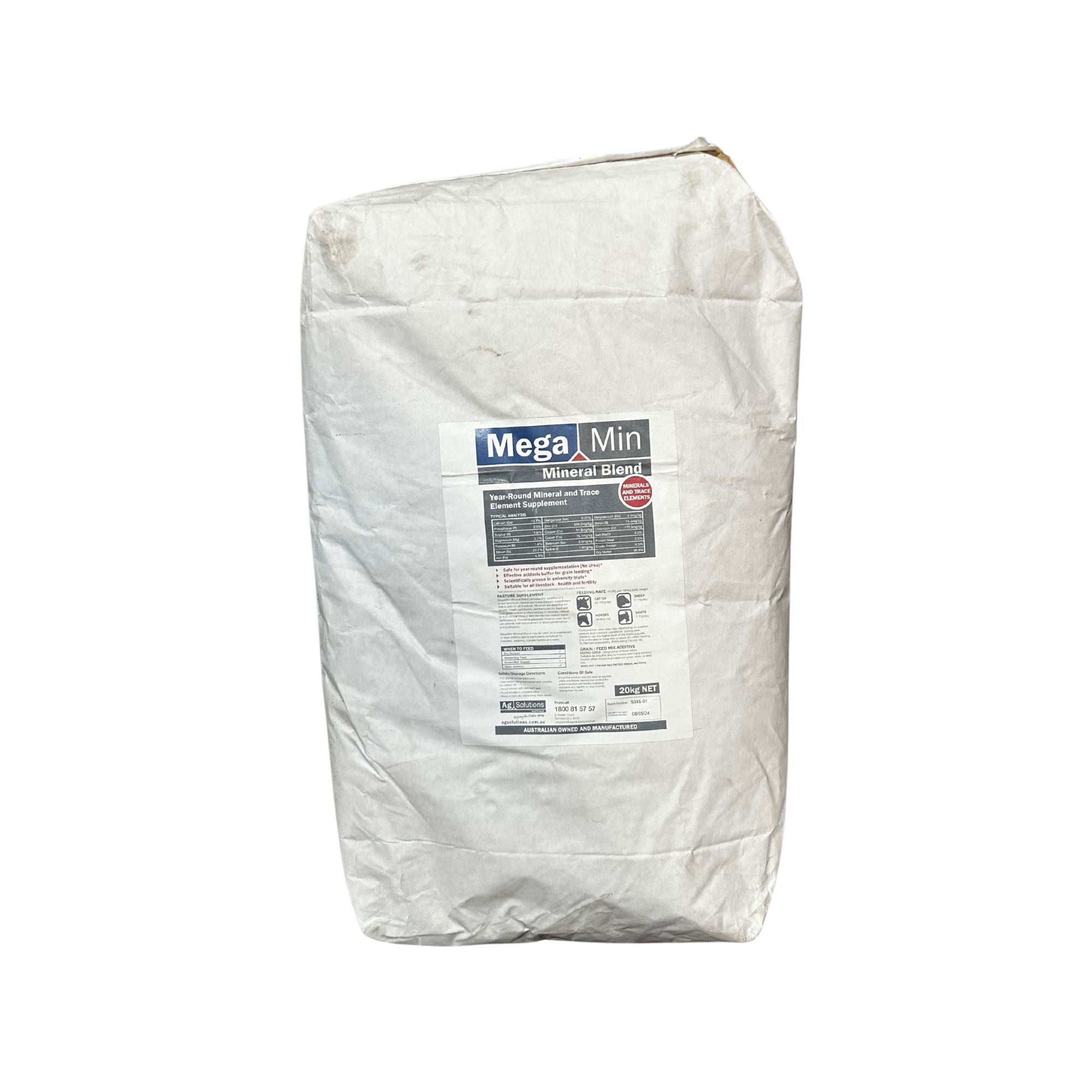 MegaMin - Mineral Blend - 20kg - Livestock Supplement – Northside ...