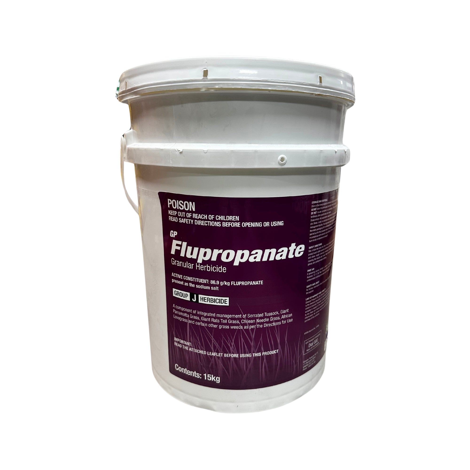 Flupropanate - Granules - 15kg - Control Giant Rats Tail Grass ...