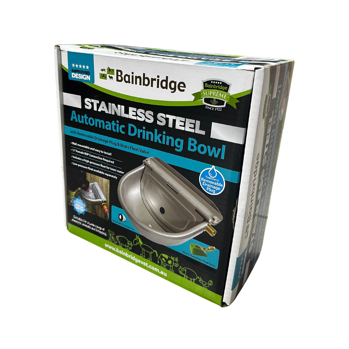 Bainbridge - Supreme Stainless Steel Automatic Drinking Bowl ...