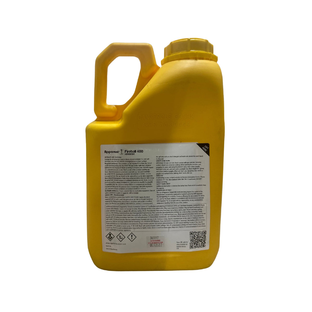 Fireball 400 Herbicide - 5L – Northside Produce Agency