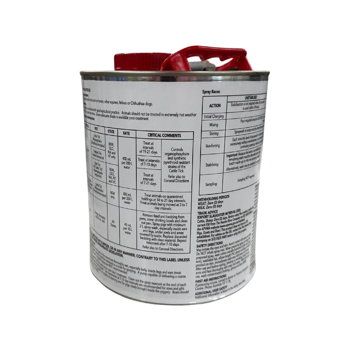 EXITRAZ EC - Cattle & Pig Spray - 2 Litres – Northside Produce Agency