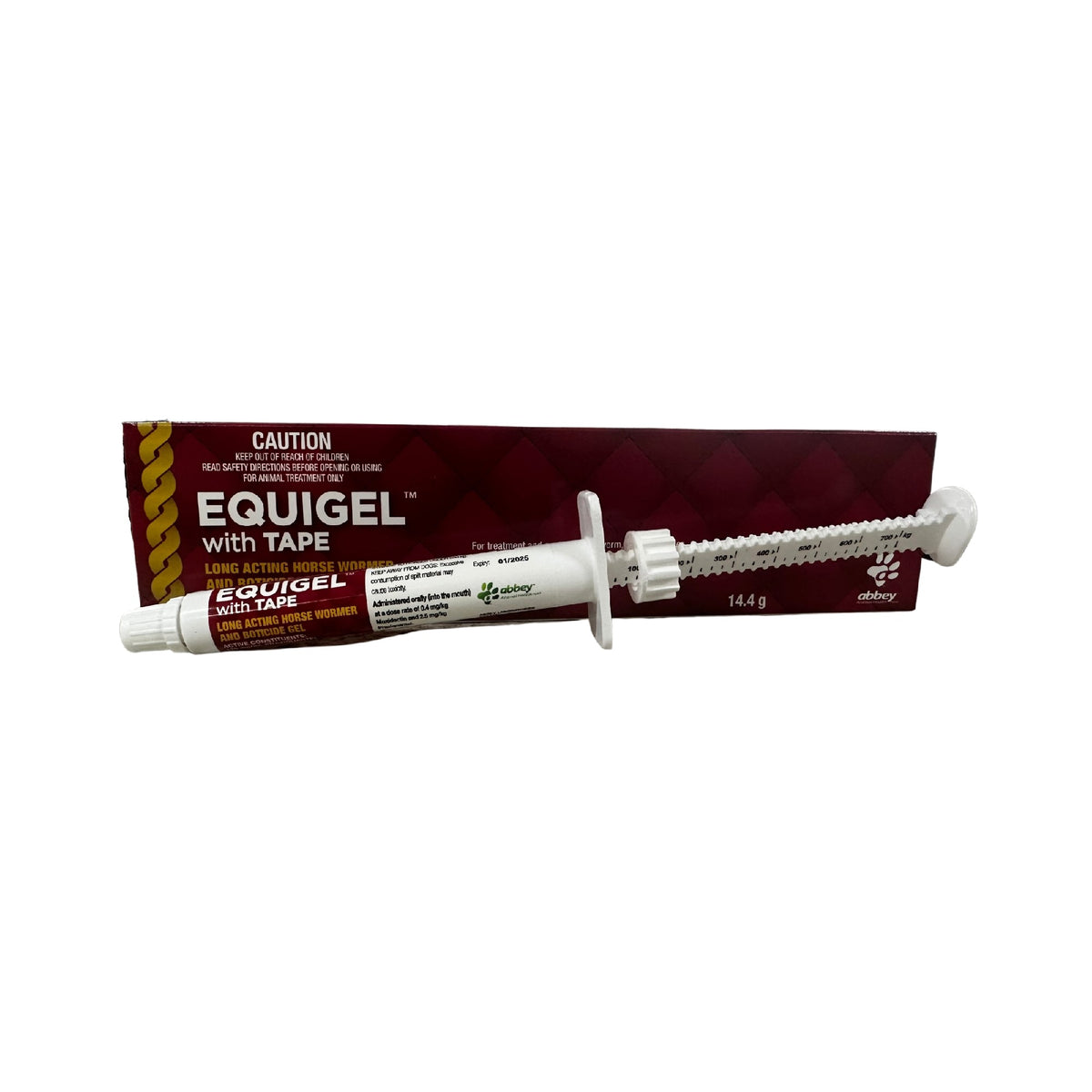 Equigel + Tape - Long Acting Horse Wormer & Boticide Gel - 14.4g ...