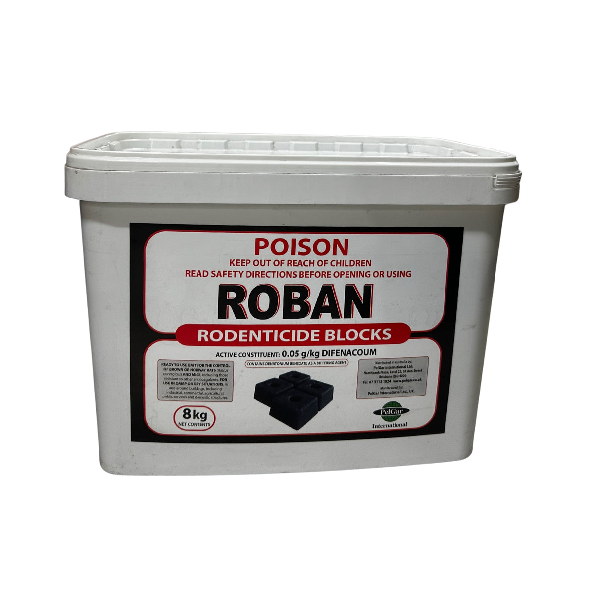 Roban Rodenticide Blocks – 8kg – Northside Produce Agency