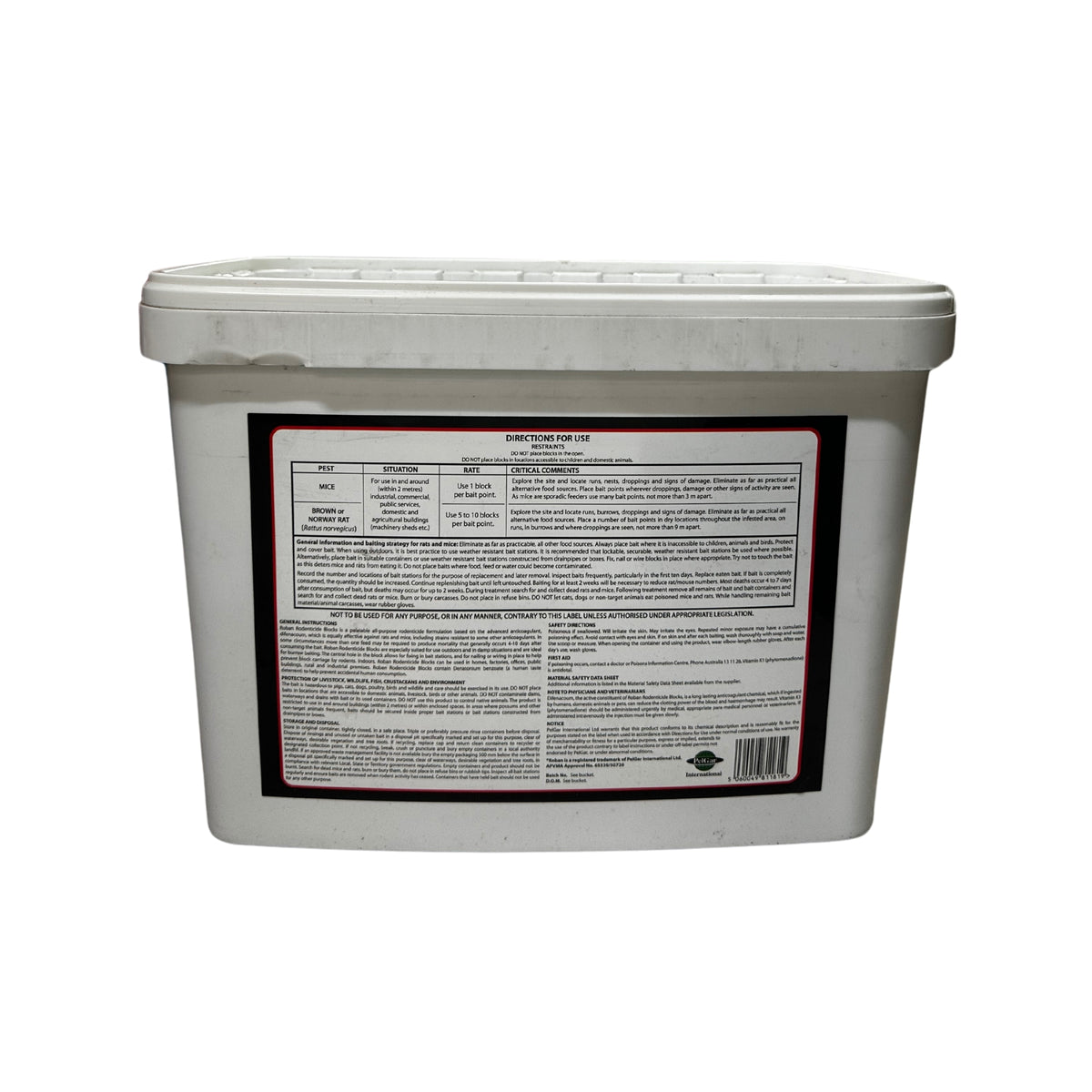 Roban Rodenticide Blocks – 8kg – Northside Produce Agency