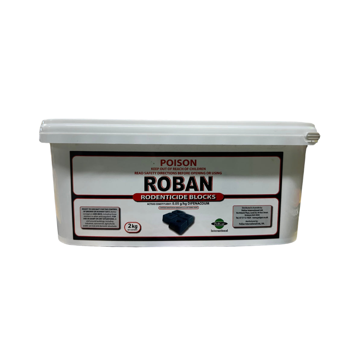 Roban Rodenticide Blocks – 2kg – Northside Produce Agency