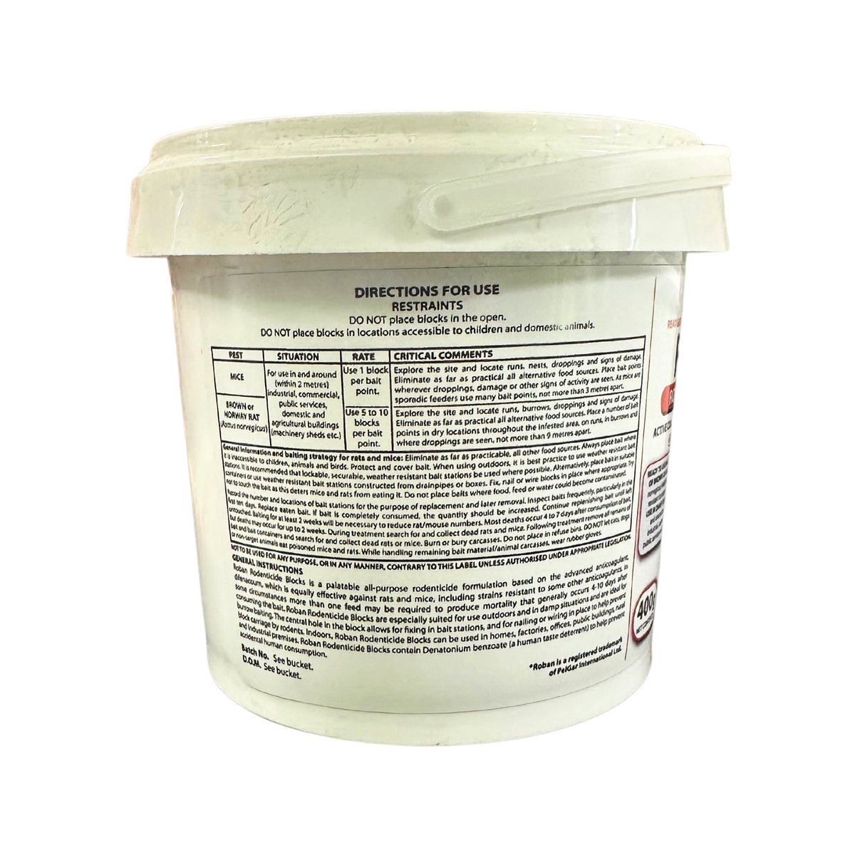 Roban Rodenticide Blocks – 400g – Northside Produce Agency