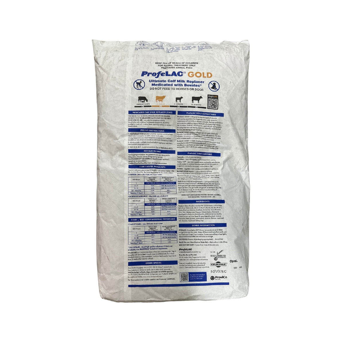 ProfeLAC Gold - Medicated Calf Milk Replacer - 20kg – Northside Produce ...