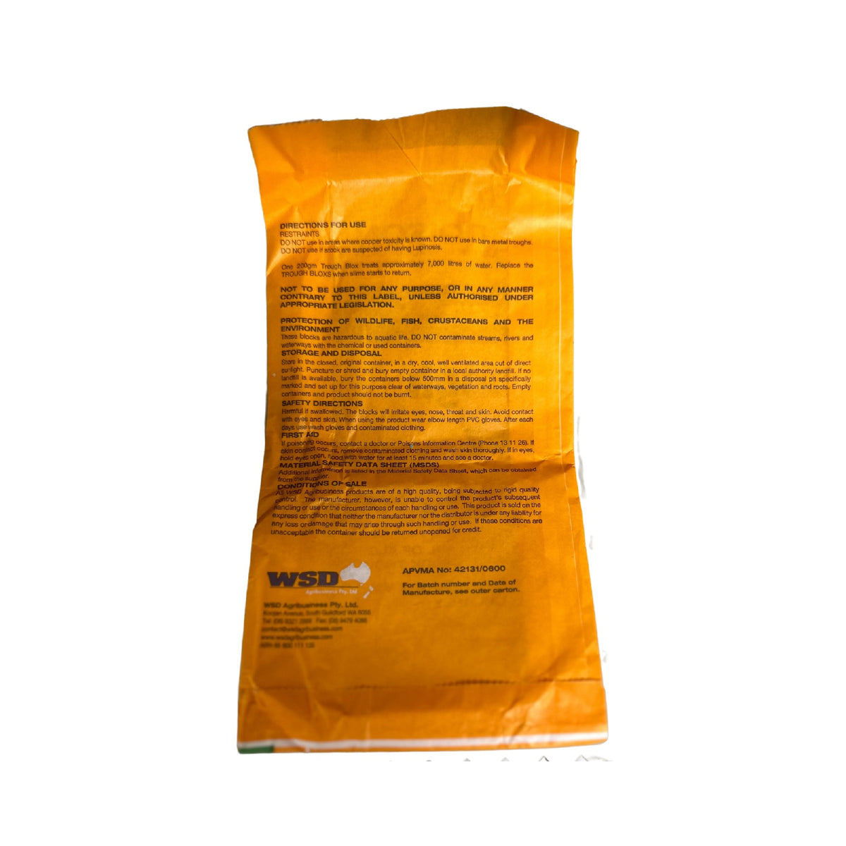 WSD Trough Block - Algaecide - 200g – Northside Produce Agency