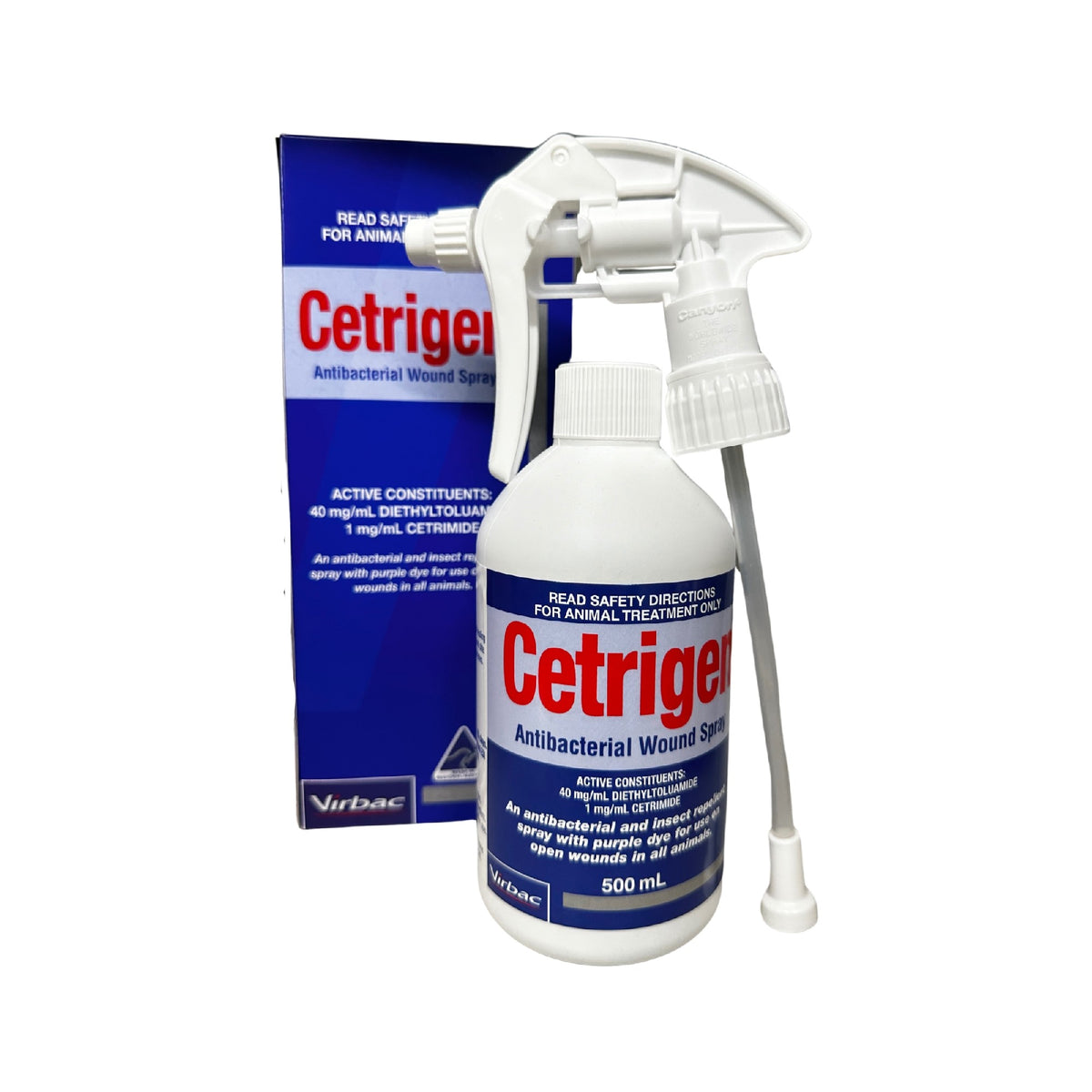 Cetrigen Antibacerial Wound Spray - Purple Spray - 500mL – Northside ...