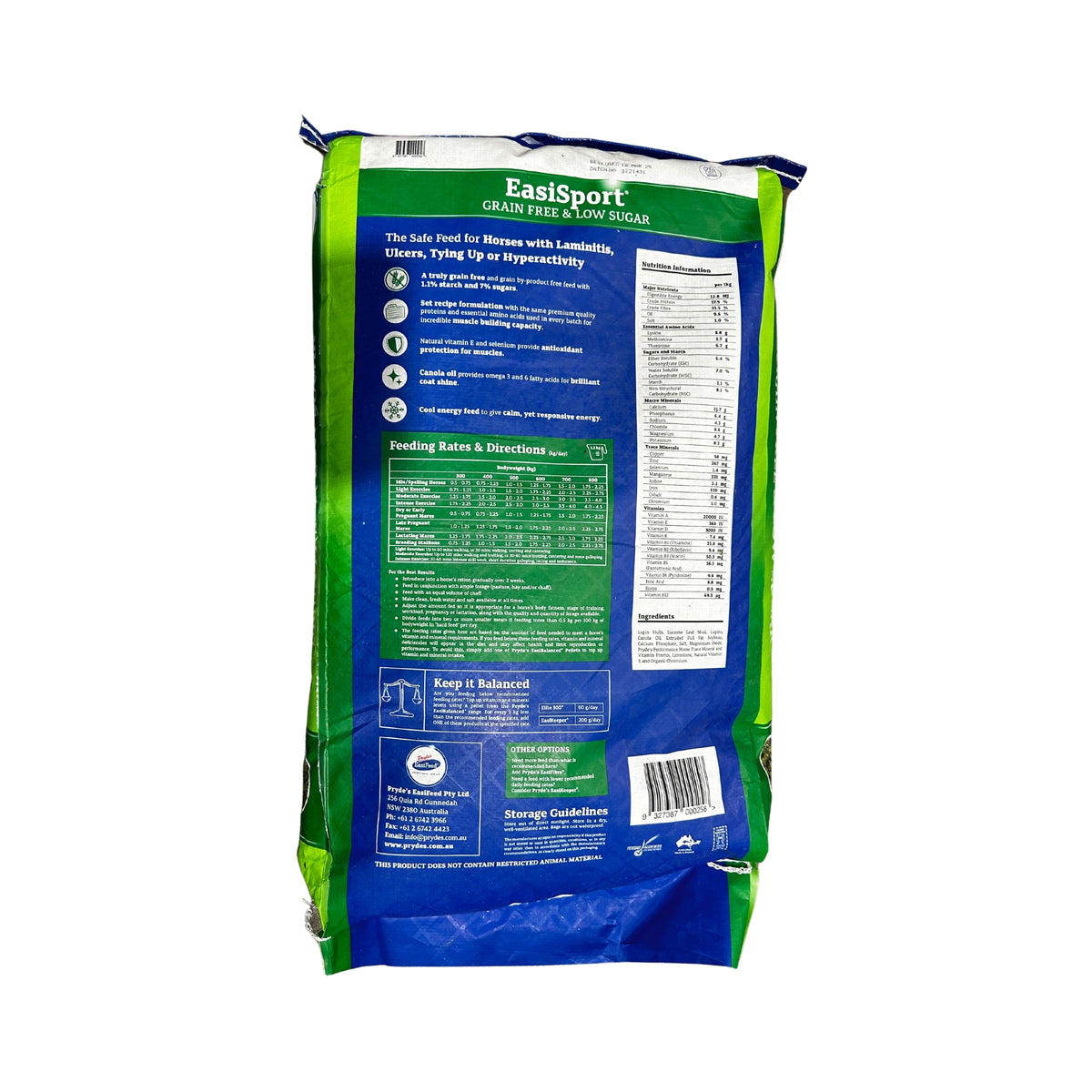 Pryde's EasiSport - 20kg - Horse Feed – Northside Produce Agency