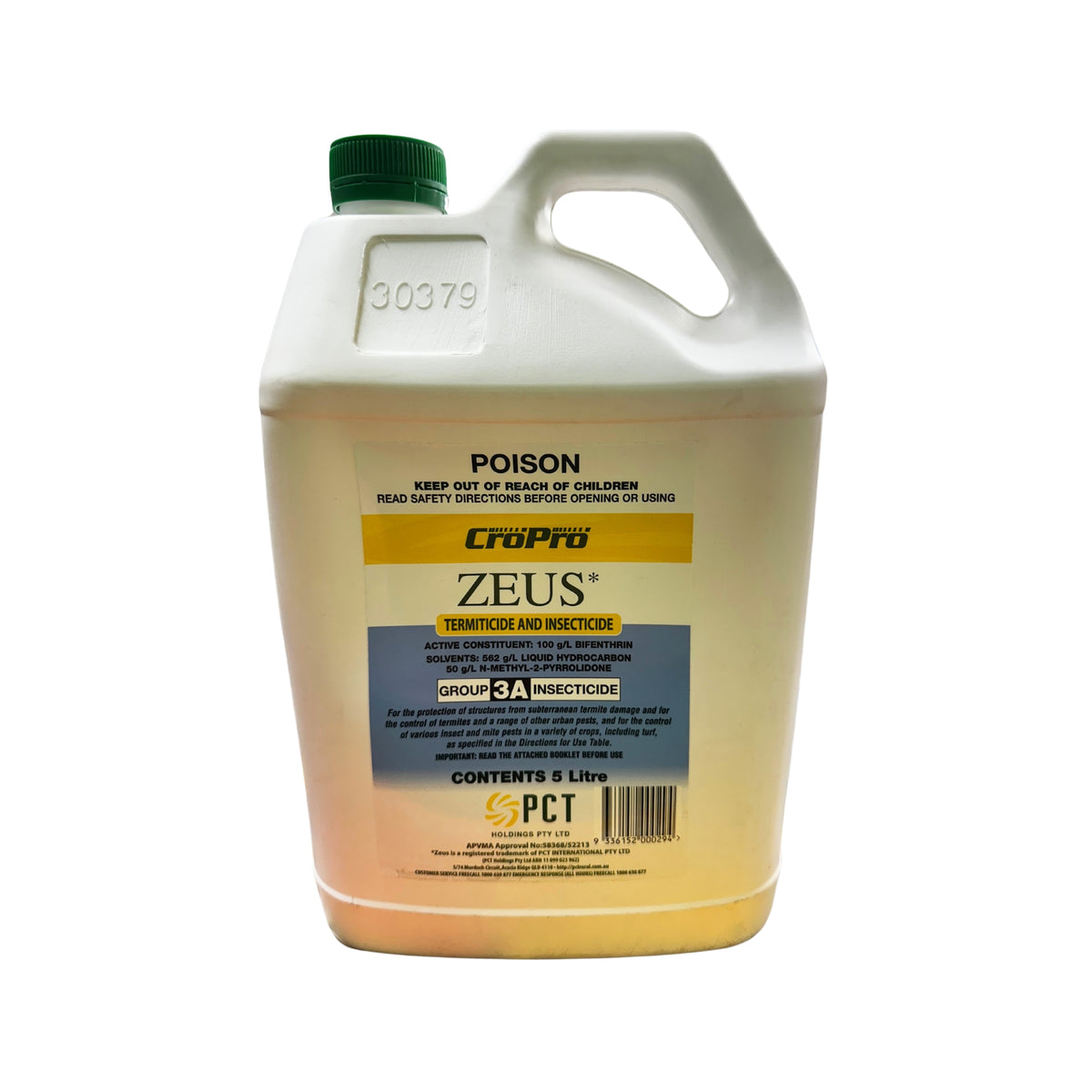 Zeus Termiticide and Insecticide – 5 Litre – Northside Produce Agency