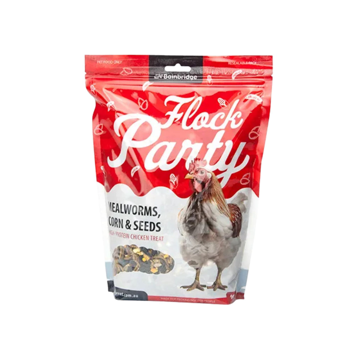FLOCK PARTY - MEALWORMS, CORN, SEEDS - A8691 – Northside Produce Agency