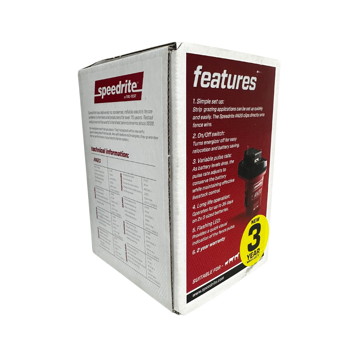 Speedrite Strip Grazer AN20 - 1km – Northside Produce Agency